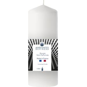 Livraison à domicile Ambiances Devineau Bougie cylindrique blanche, 70 h