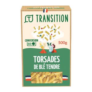 Acheter Transition Pâtes torsades de blé tendre - Conversion bio, 500g