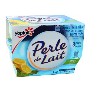 Livraison à domicile Perle de lait Yaourt Citron, 8x125g