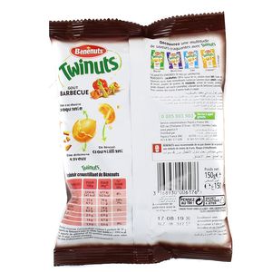 Livraison à domicile Benenuts Twinuts goût barbecue, 150g