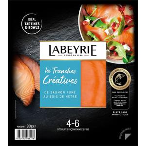 Acheter Labeyrie Saumon Fumé Découpe Façon Tranche Emincé Fin, 80g