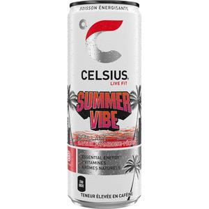 Achat Celsius Boisson énergisante pétillante - Saveur framboise pêche