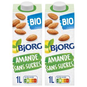 Promo Bjorg Lait d'Amande Sans Sucres Ajoutés Boisson Végétale Bio