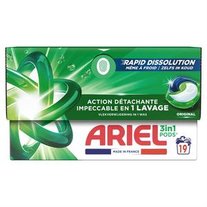 Livraison à domicile Ariel Capsule lessive Original, 19 capsules
