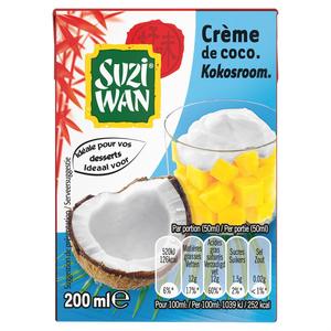 Livraison à domicile Suzi Wan Crème de coco, 20cl