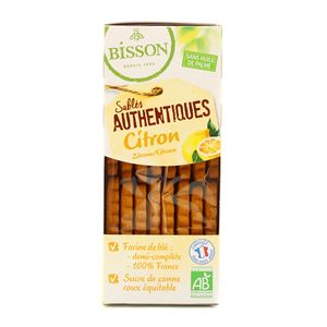 Livraison à domicile Bisson Biscuit bio au citron, 183g