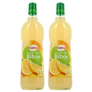 Achat Promotion Cora Sirop de citron Bidor, Lot de 2 bouteilles de 1L