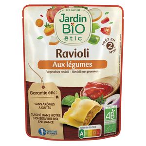 Livraison à domicile Jardin Bio Etic Ravioli aux légumes Bio, 250g