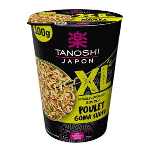 Tanoshi - Japon Nouilles Japonaises Saveur Poulet Goma Shoyu en Cup XL