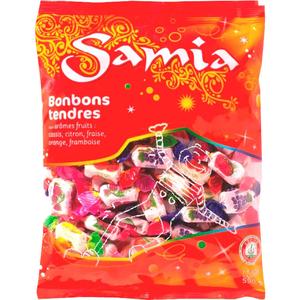 Livraison à domicile Samia Bonbons Tendres saveur Fruits - Halal, 590g