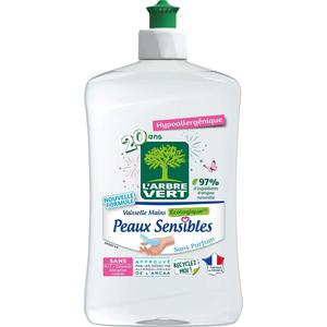 Acheter L'arbre Vert Liquide vaisselle main peaux sensibles, 500ml