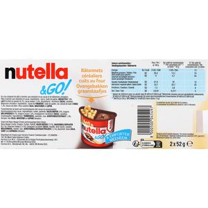 Livraison à domicile Nutella Nutella and Go !, 2x52g