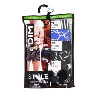 Achat / Vente Dim Boxers homme motifs Nuages Bleu Noir, XL 3 Boxers