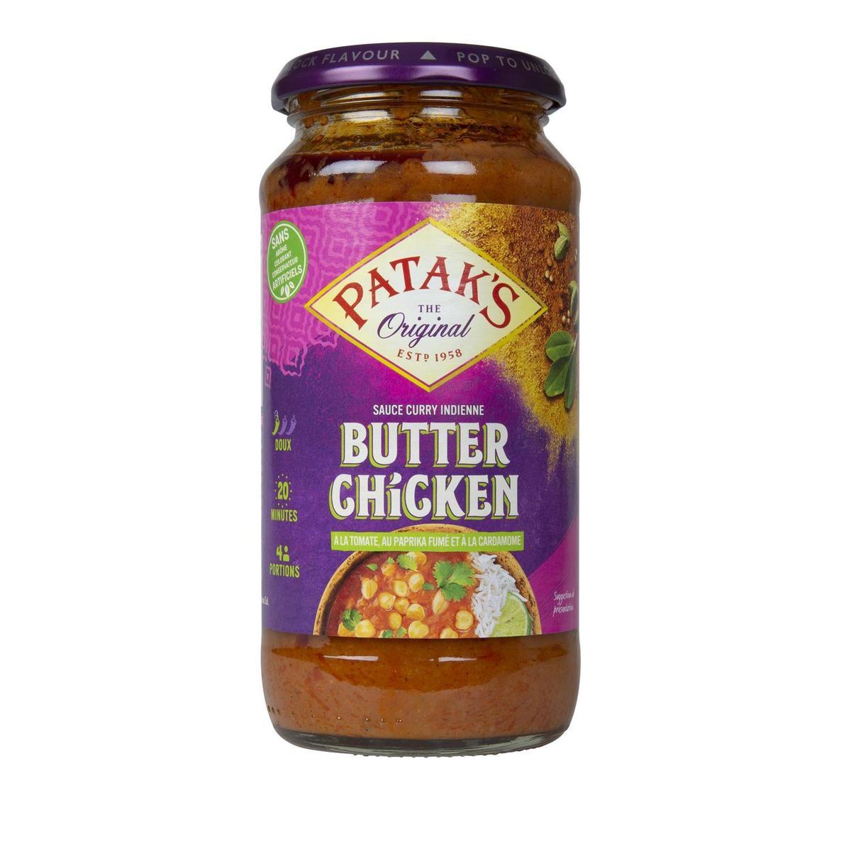 Livraison à domicile Patak's Original Sauce Butter Chicken, 450g