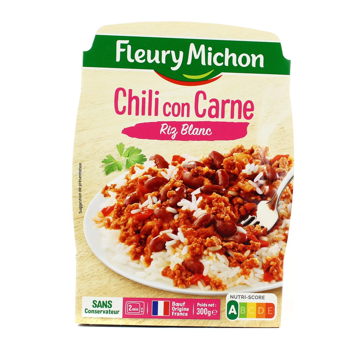 Livraison à domicile Fleury Michon Chili Con Carne et Riz Blanc, 300g