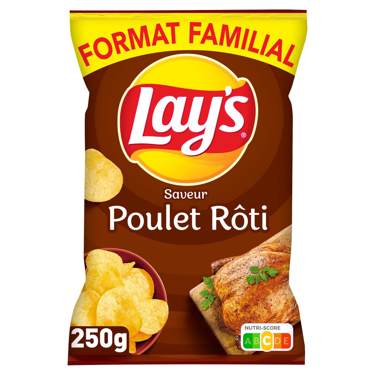 Livraison à domicile Lays Chips poulet rôti format familial, 250g