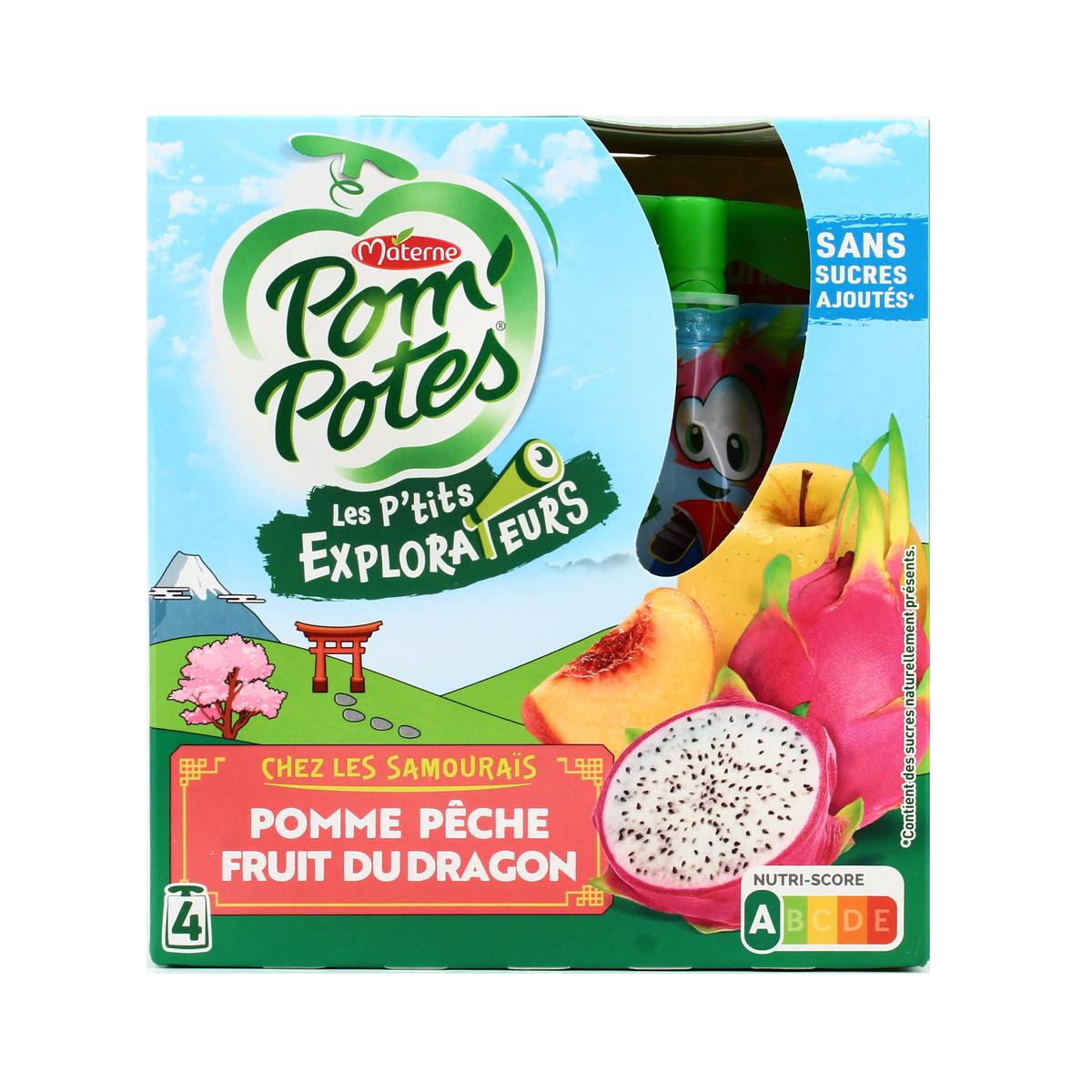 Livraison à domicile Pom Potes Petit Explorateur, 4 gourdes