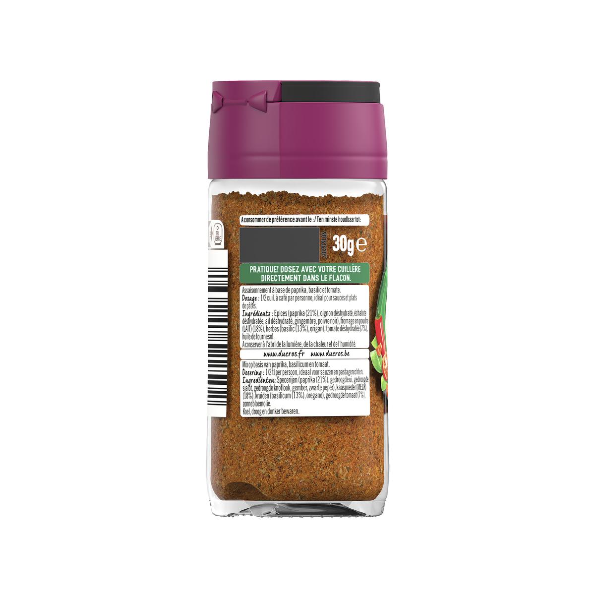 Livraison à domicile Ducros Mélanges Pâte et Basilic, 30g