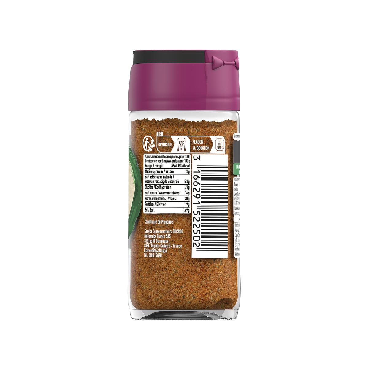 Livraison à domicile Ducros Mélanges Pâte et Basilic, 30g