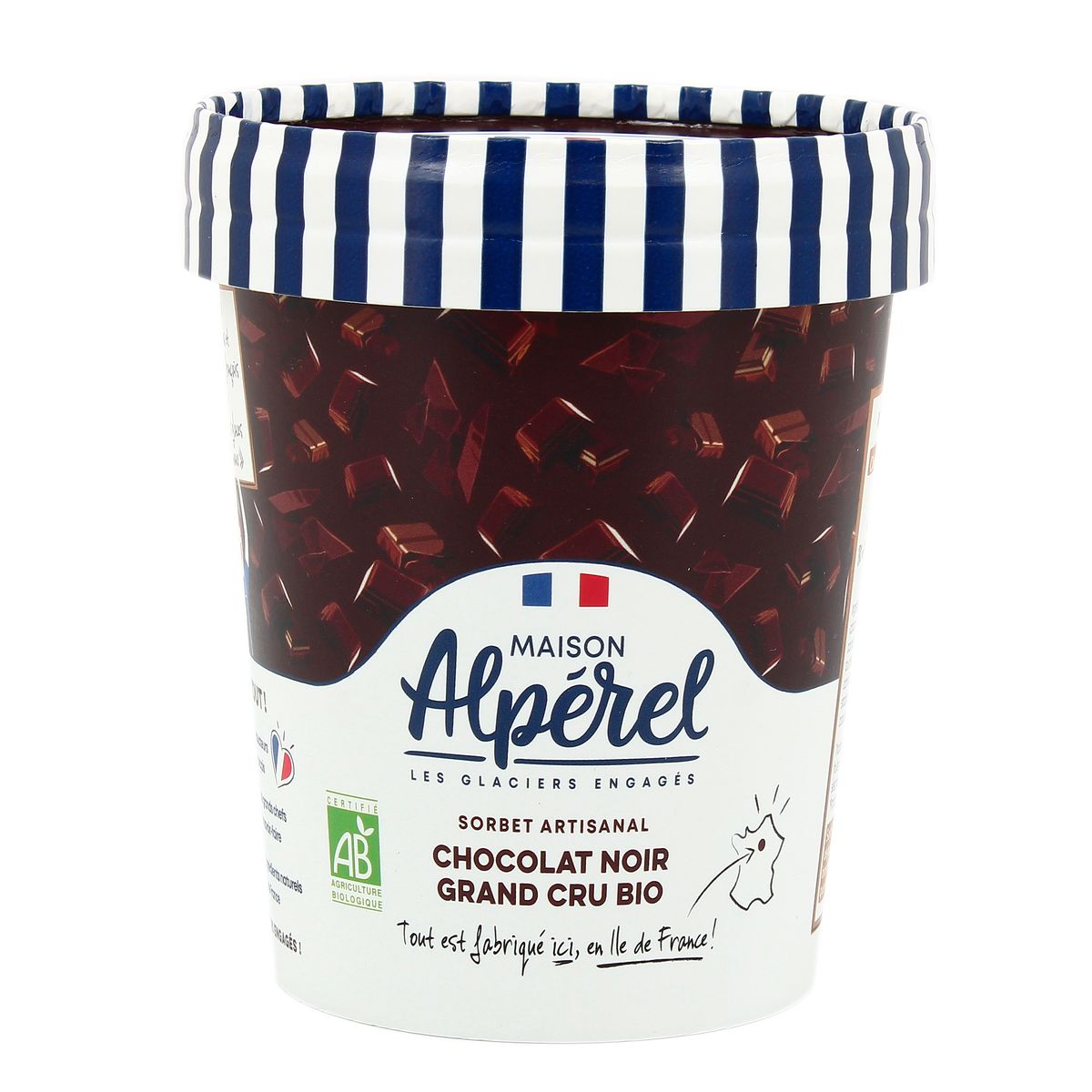 Achat Maison Alperel Sorbet artisanal Chocolat Noir Grand Cru Bio 500ml