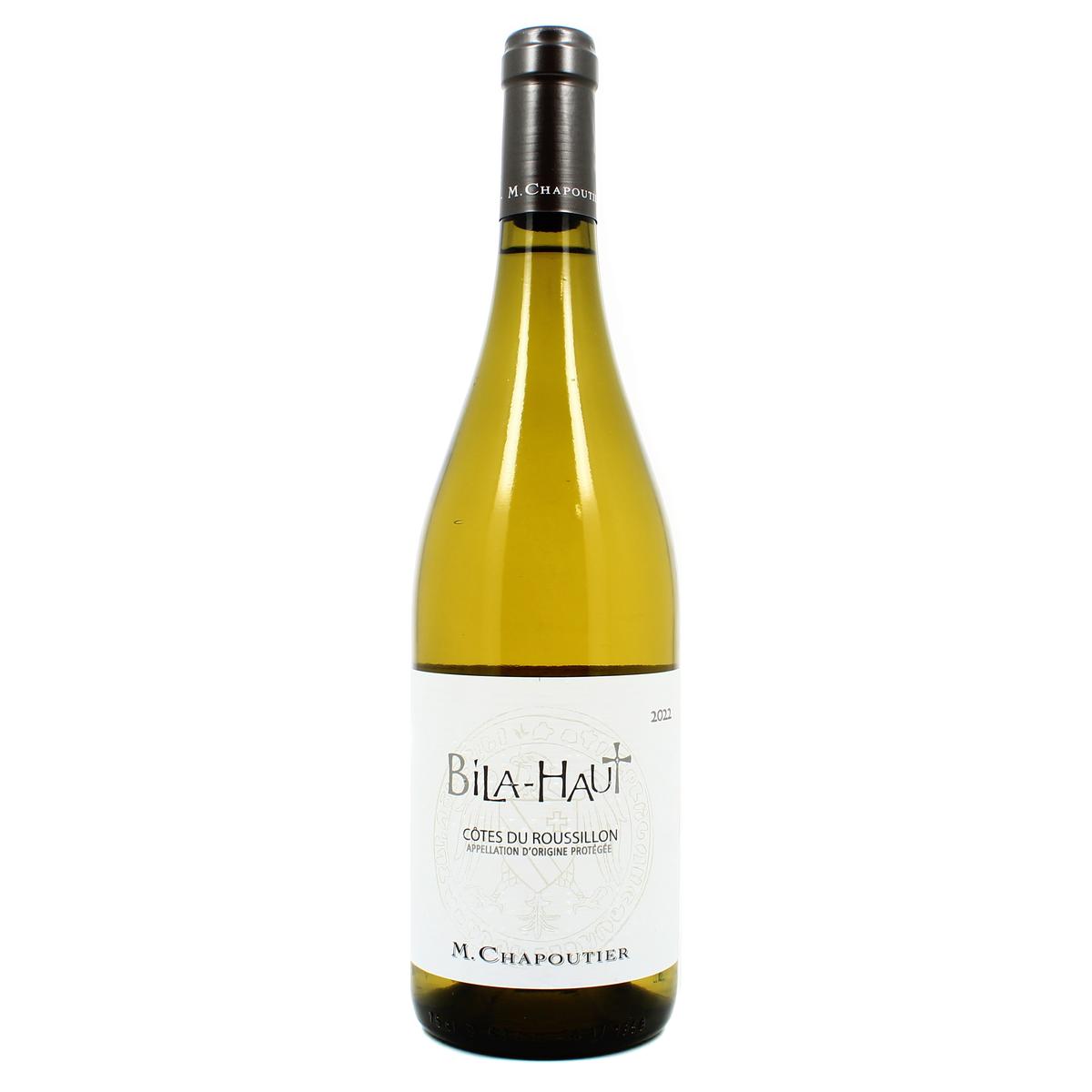 Achat Côtes du Roussillon AOP Maison Chapoutier Bila Haut blanc, 75cl
