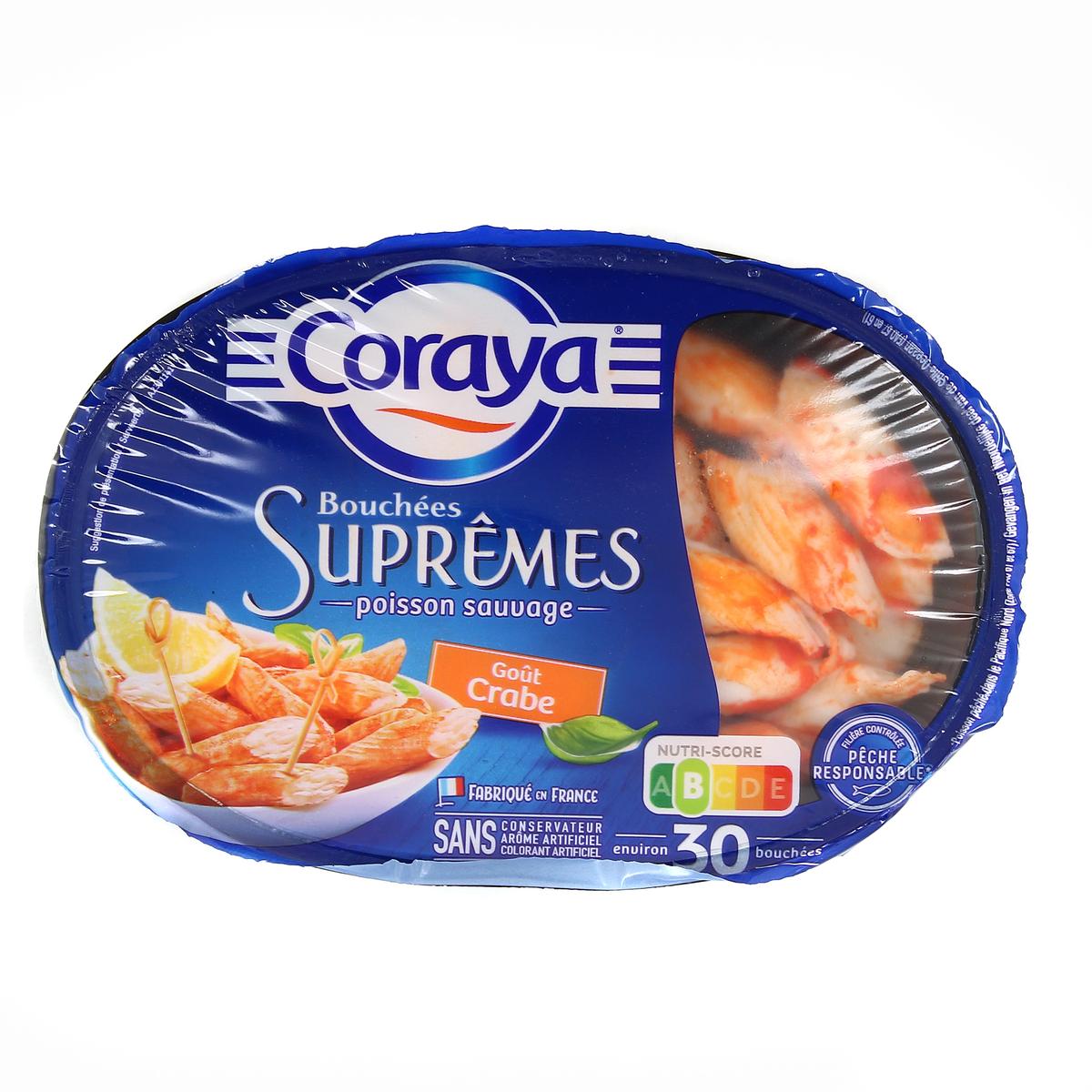 Achat / Vente Coraya Surimi Suprêmes au goût Crabe, 140g, 30* Pièces