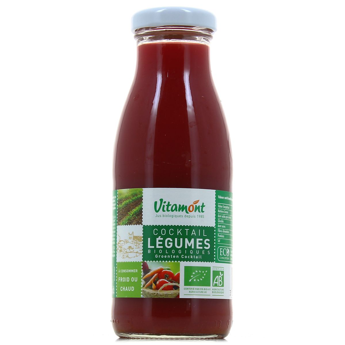 Vitamont Mini cocktail de légumes Bio, 25cl : houra.fr