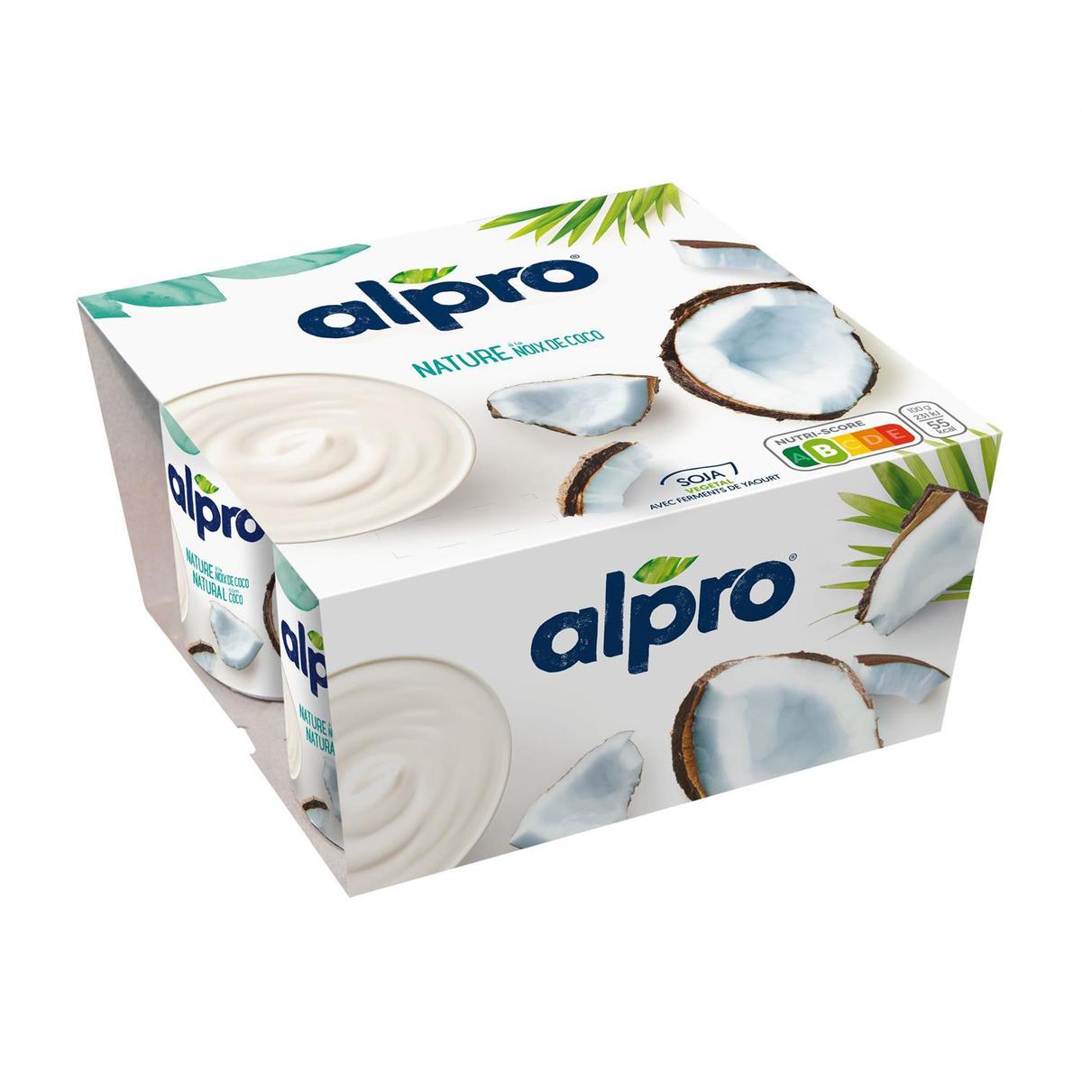 Livraison à domicile Alpro Dessert végétal soja coco, 4x125g