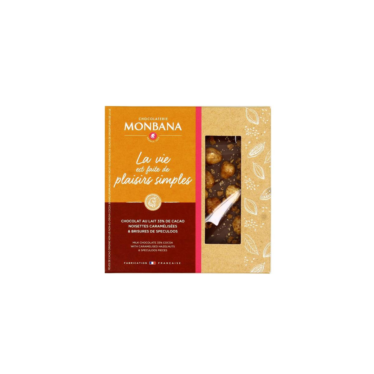 Acheter Chocolaterie Monbana Tablette Message Plaisir simple, 85g