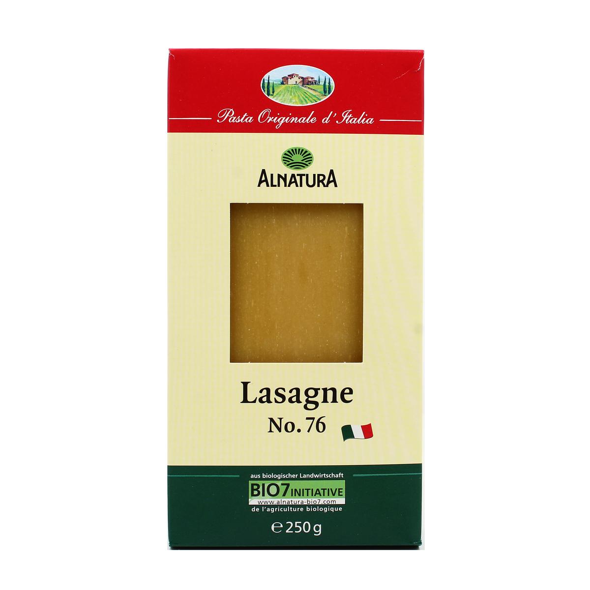 Livraison à domicile Alnatura Lasagne 100% Blé Dur Bio, 250g