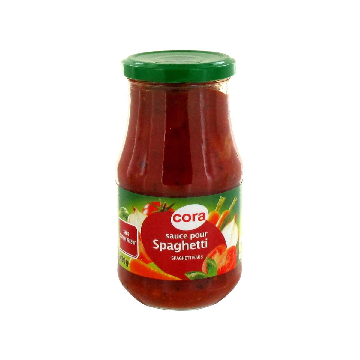 Livraison à domicile Cora Sauce pour Spaghetti, 420g