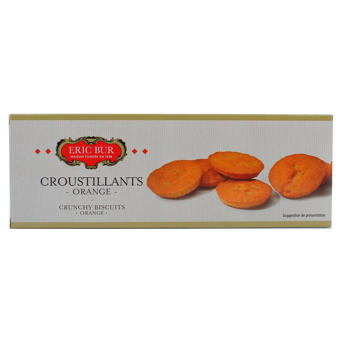 Livraison à domicile Eric Bur Croustillants à l’orange, 120g
