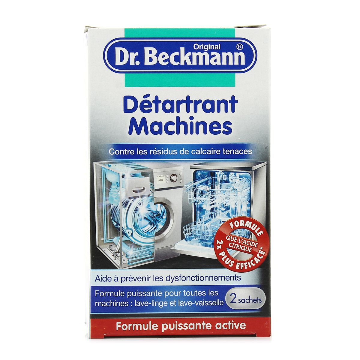 Acheter Dr Beckmann Détartrant machines formule puissante active, 100g