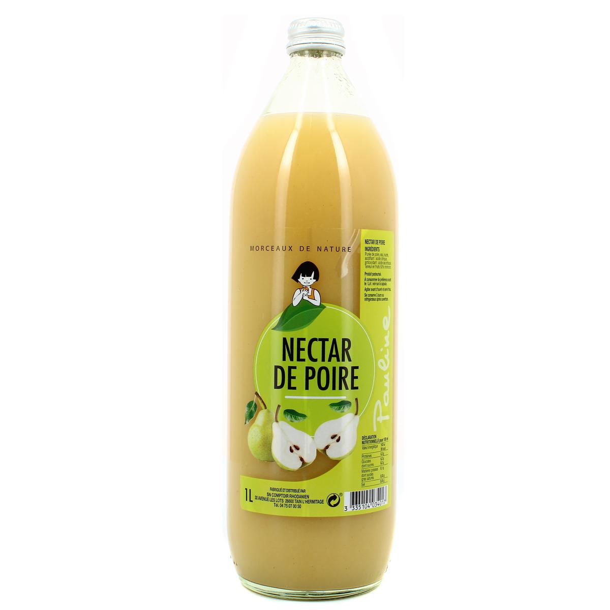Livraison à domicile Pauline Nectar de poire, 1L