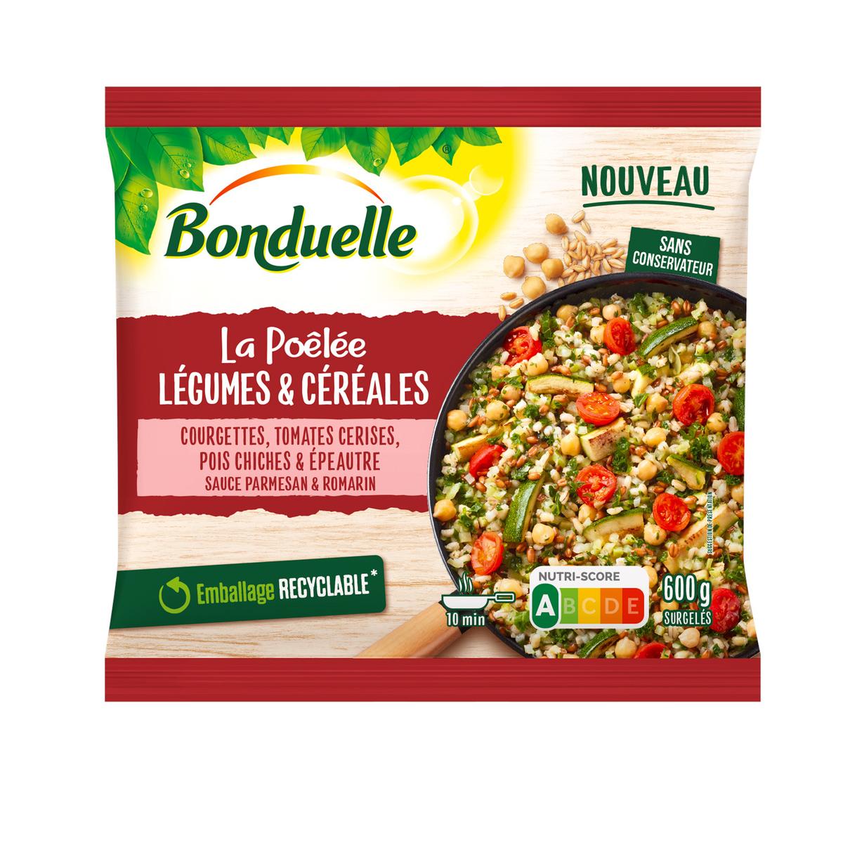 Livraison à domicile Bonduelle Poêlée légumes et céréales, 600g