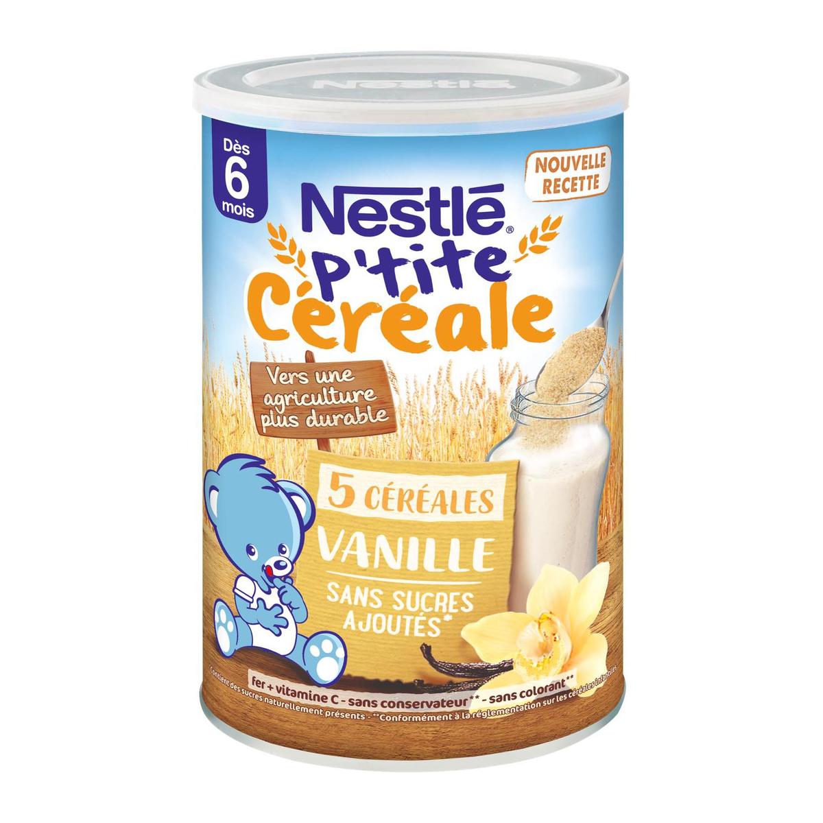 Nestl P tite C r ale Lait B b En Poudre 5 C r ales Vanille D s 6 Mois Nestl P tite C r ale Lait B b En Poudre 5 C r ales Vanille D s 6 Mois