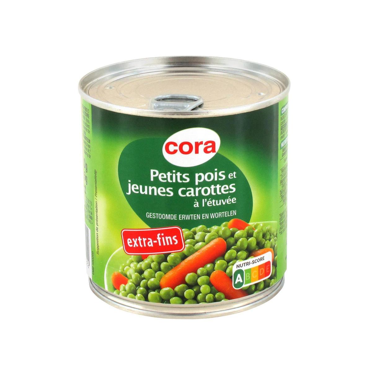 Achat / Vente Cora Petits Pois et Jeunes Carottes extra fins, 265g