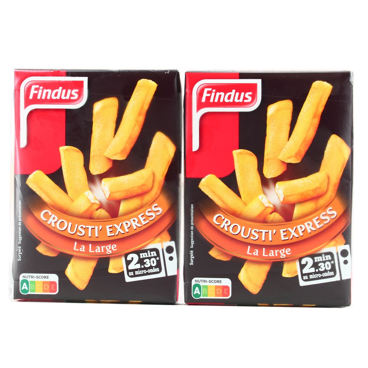Achat Findus Frites micro-ondables crousti express La Large 2x90g, 180g