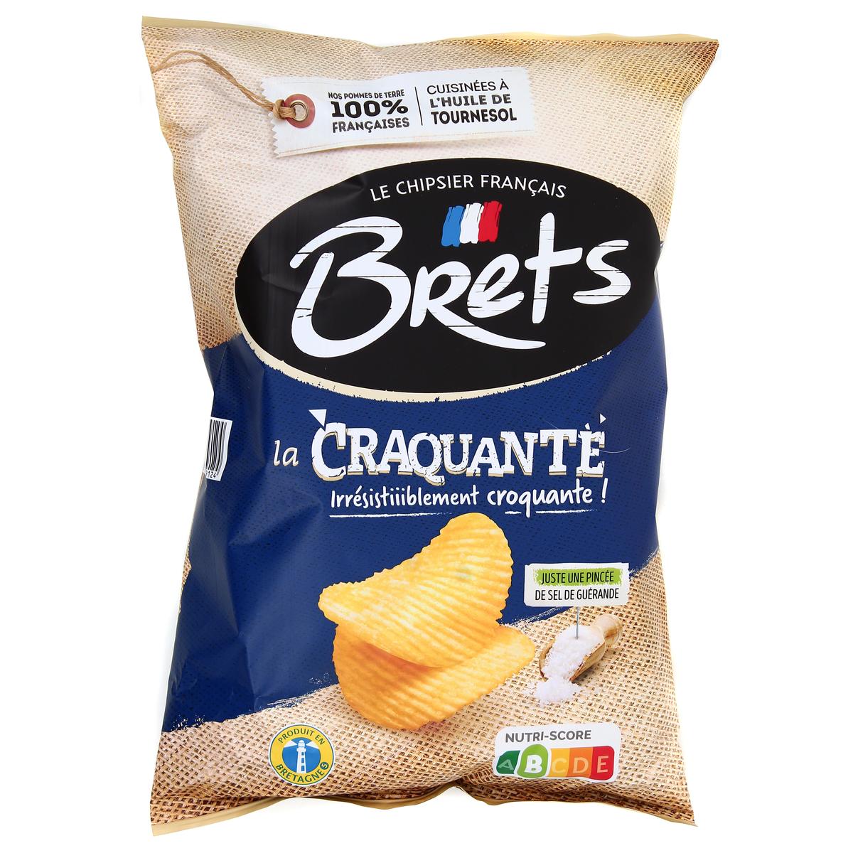 Livraison à domicile Bret's Chips Sel de Guerande, 125g