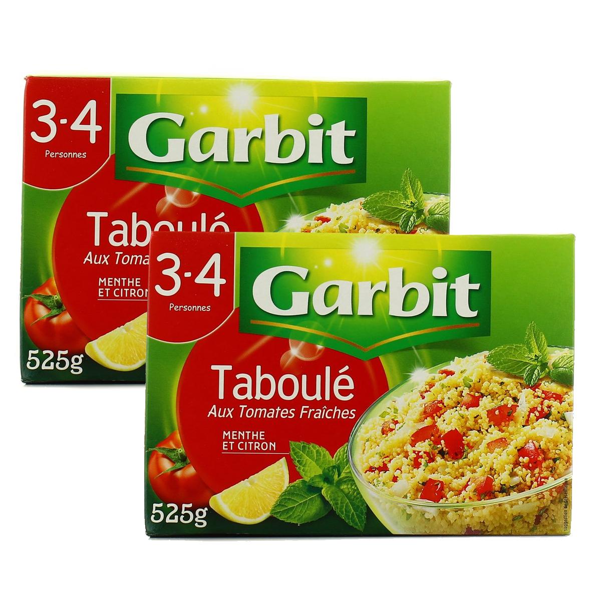 Garbit Taboulé aux tomates fraîches, citron, menthe et huile d'olive vierge