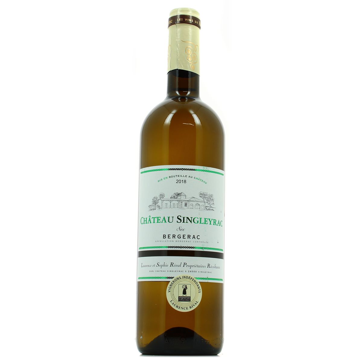Livraison à domicile Bergerac blanc sec AOC Château Singleyrac, 75cl