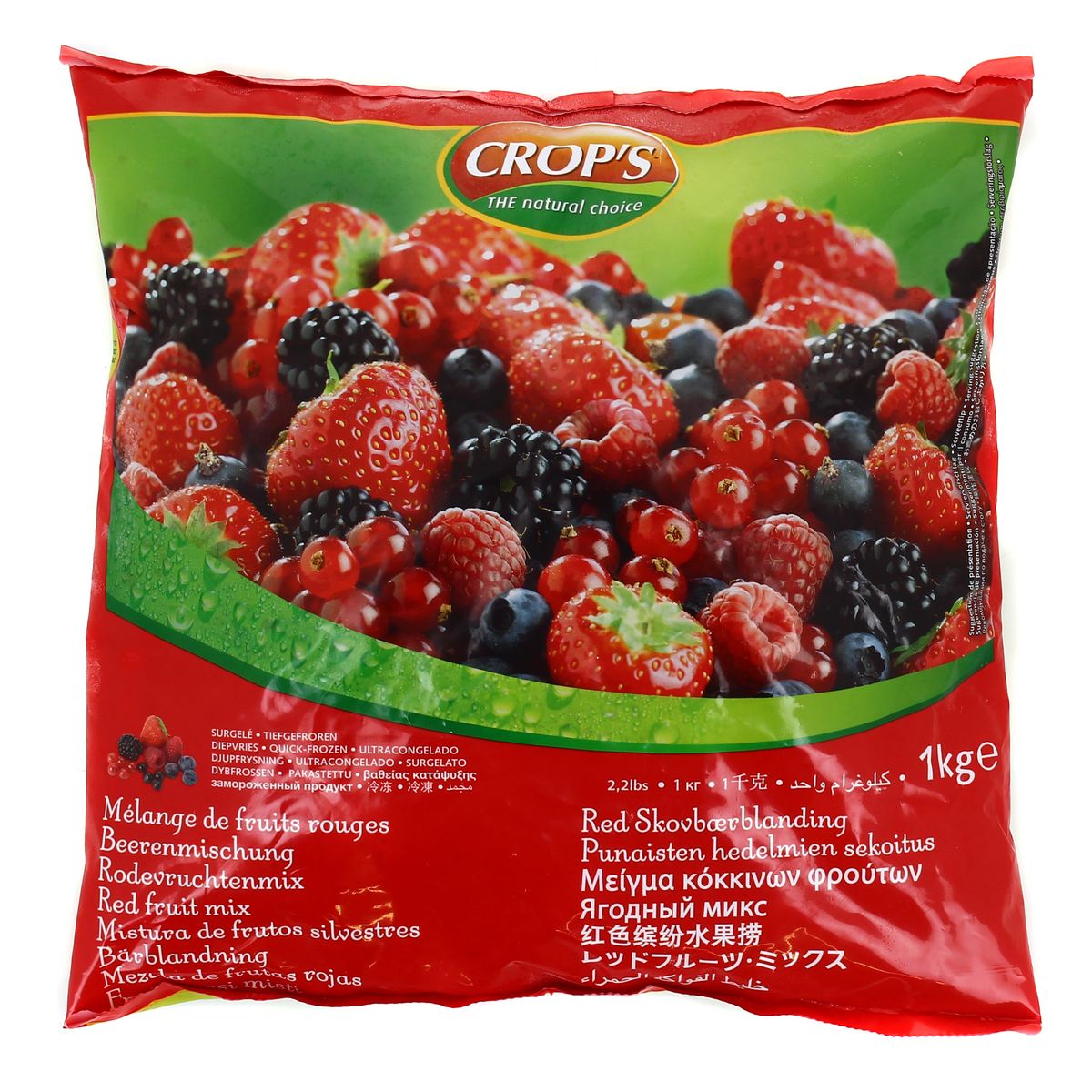 Crop's Mélange de fruits rouges- Fraises, mûres, groseilles, cassis ...