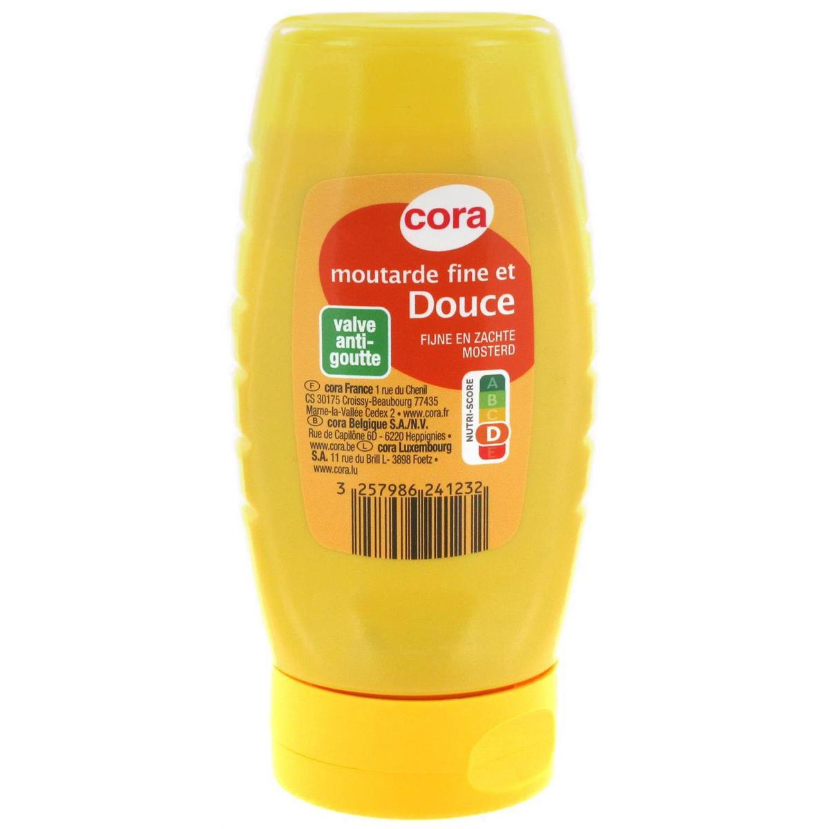 Livraison à domicile Cora Moutarde fine douce en flacon 255g, 255g