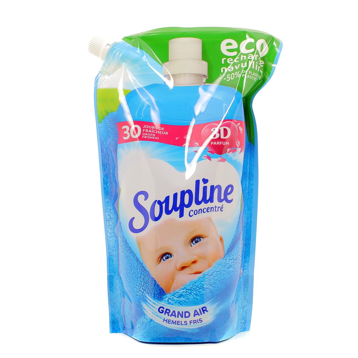 Achat / Vente Soupline Recharge Adoucissant Grand Air 45 lavages, 1L