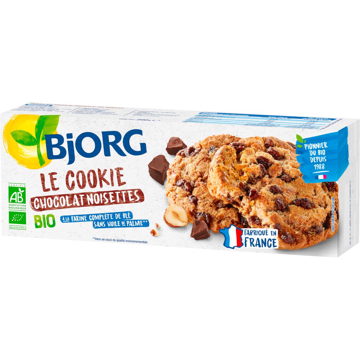 Livraison à domicile Promotion Bjorg Cookies chocolat noisette bio, 200g