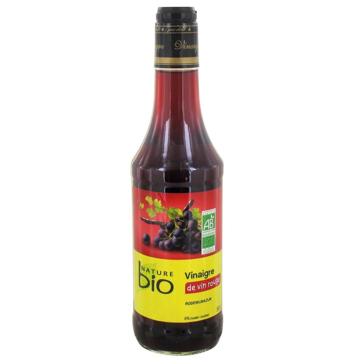 Livraison à domicile Nature Bio Vinaigre de vin rouge Bio, 50cl