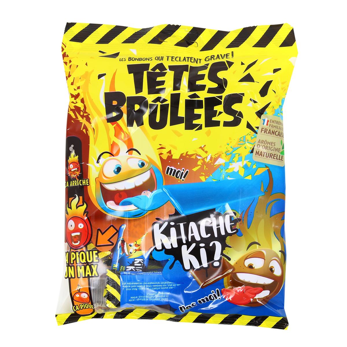 Livraison à domicile Têtes Brulées Barres Cola, 200g
