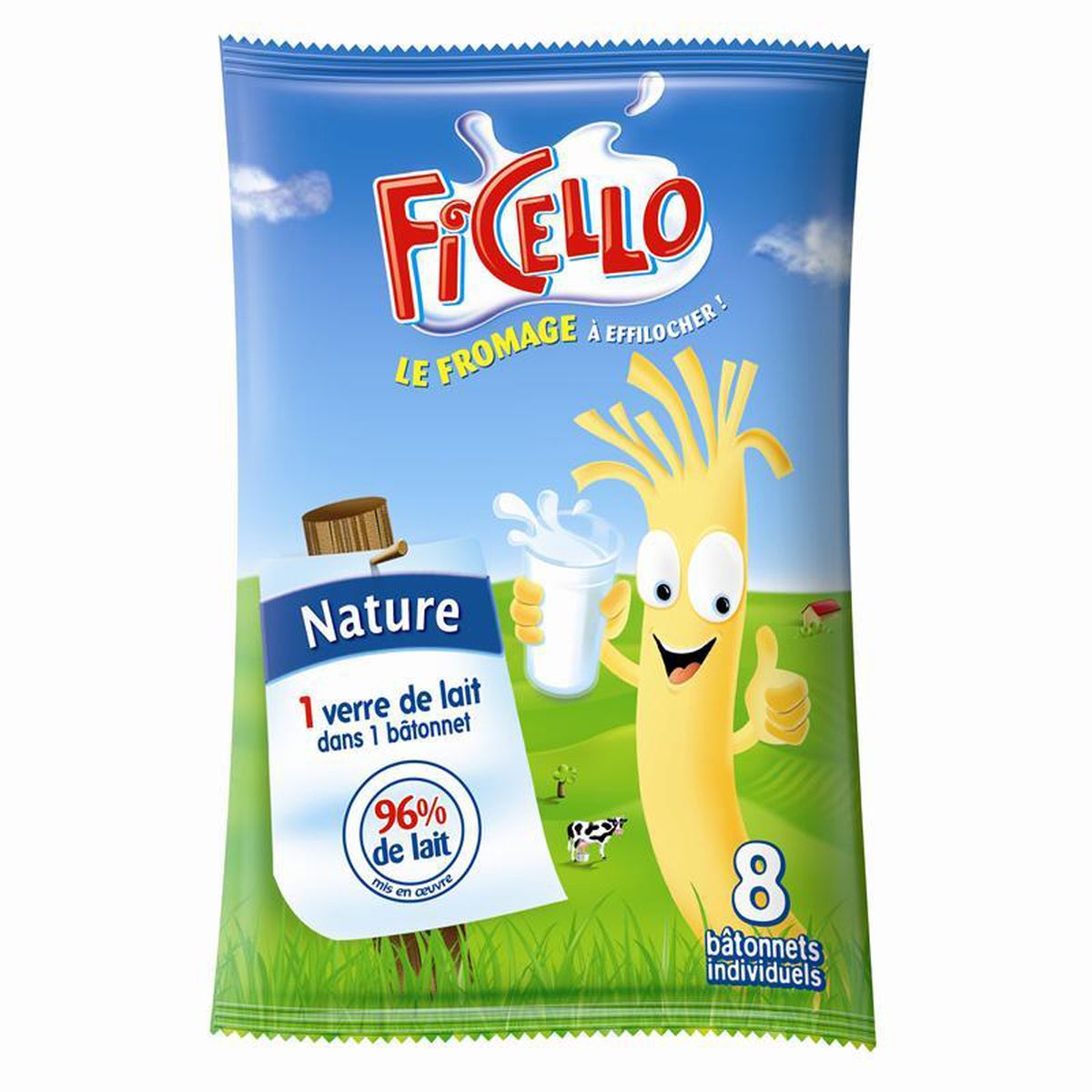 Ficello Fromage nature, 8X21g : houra.fr