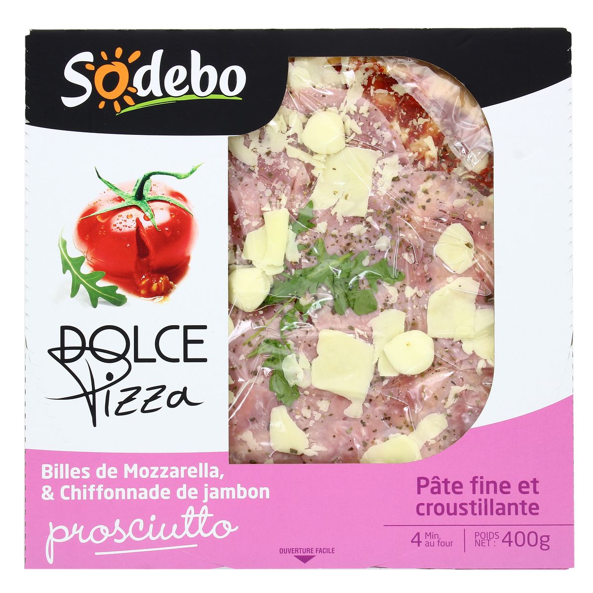 Sodebo Dolce pizza Prosciutto, 400g : houra.fr