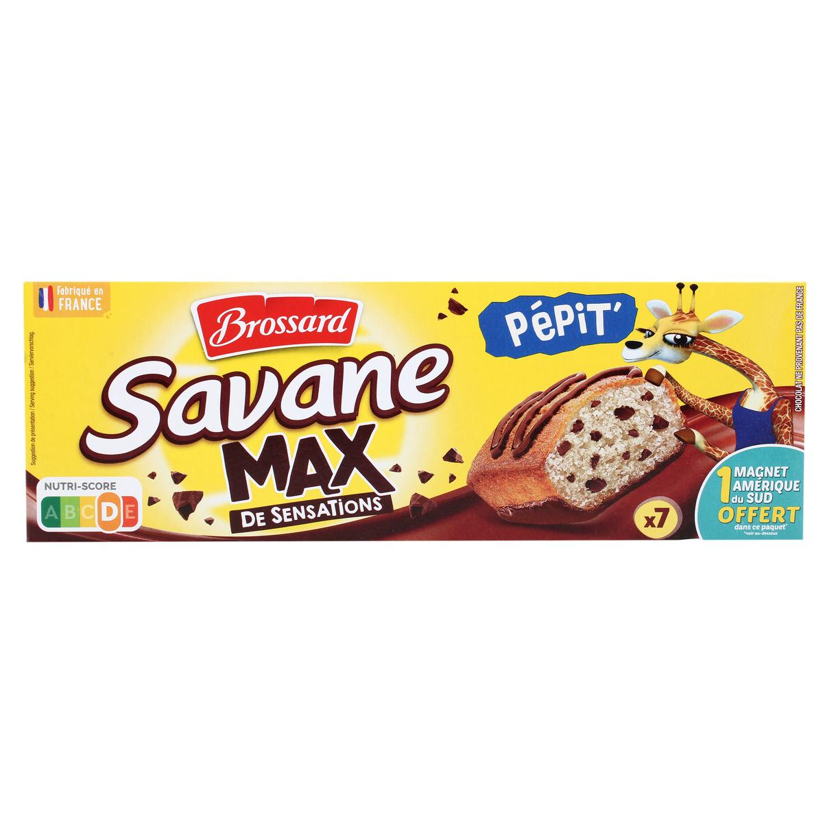 Livraison à domicile Brossard Gâteaux Pépit' Savane, 210g